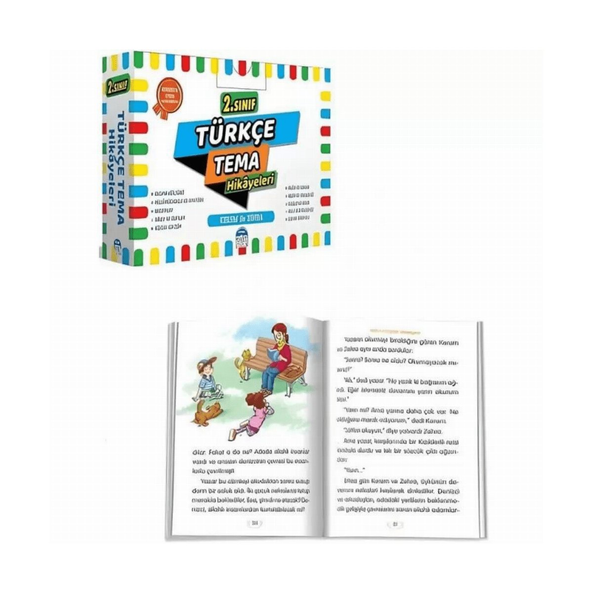 2 . Sınıf Türkçe Tema Hikayeleri 10 Kitap - Hikayeler - İyi Kırtasiye